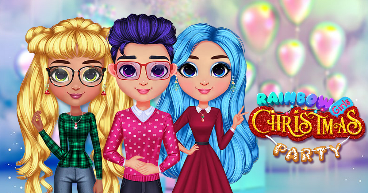 Rainbow Girls Christmas Party - Online-Spiel - Spiele Jetzt | Spiels.ch